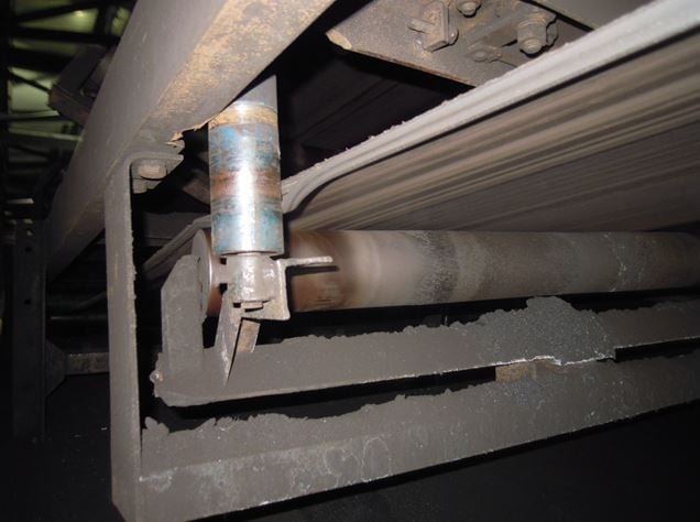 Belt Misalignment Causing Structural and Belt Damage