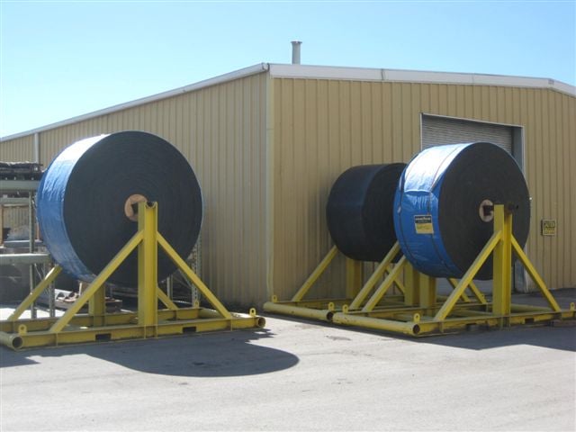 DOES YOUR NEW ROLL OF CONVEYOR BELTING LOOK LIKE A FLAT TIRE?